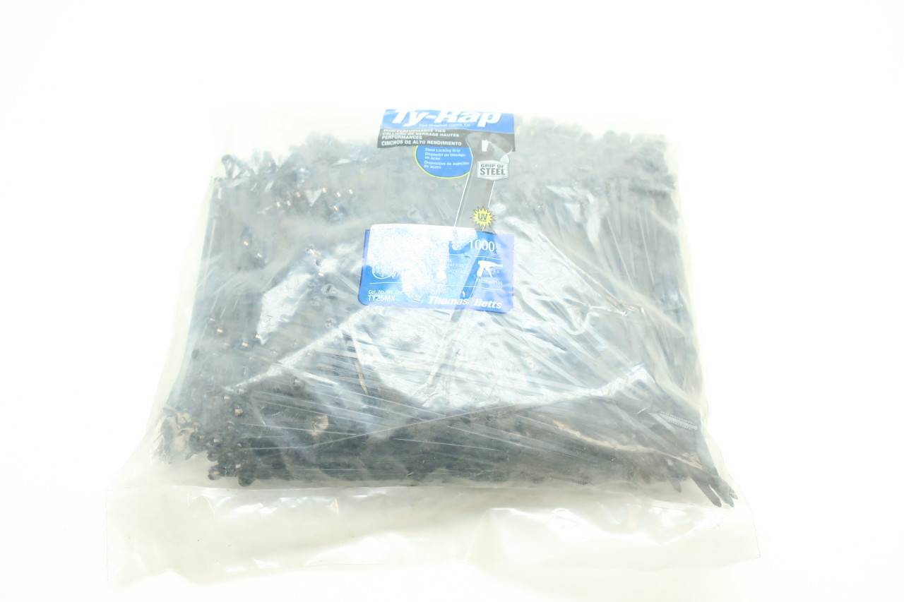 Bag Of 1000 Thomas&betts TY25MX Ty-rap Cable Tie 7.3in