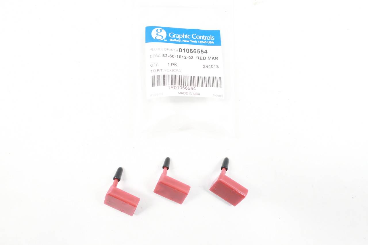 Pack Of 3 Graphic Controls 01066554 Red Recorder Pen