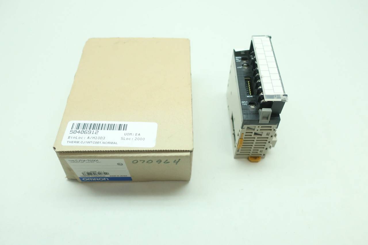 Omron CJ1W-TC001 Temperature Control Unit 24v-dc