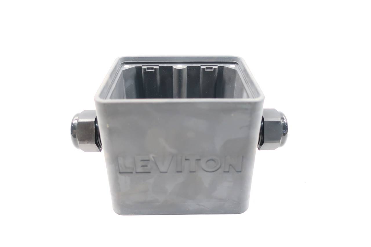 Leviton 3200F-2E Two-gang Portable Conduit Outlet Box