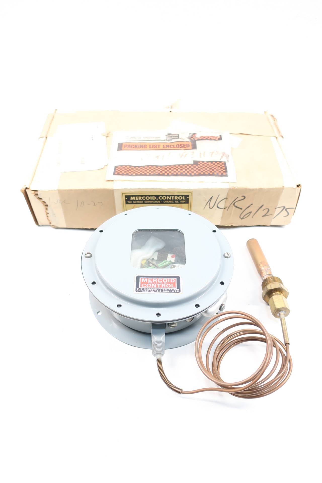 Mercoid DAW 38-153-RG-6 Temperature Switch 140-250f 120/240v-ac