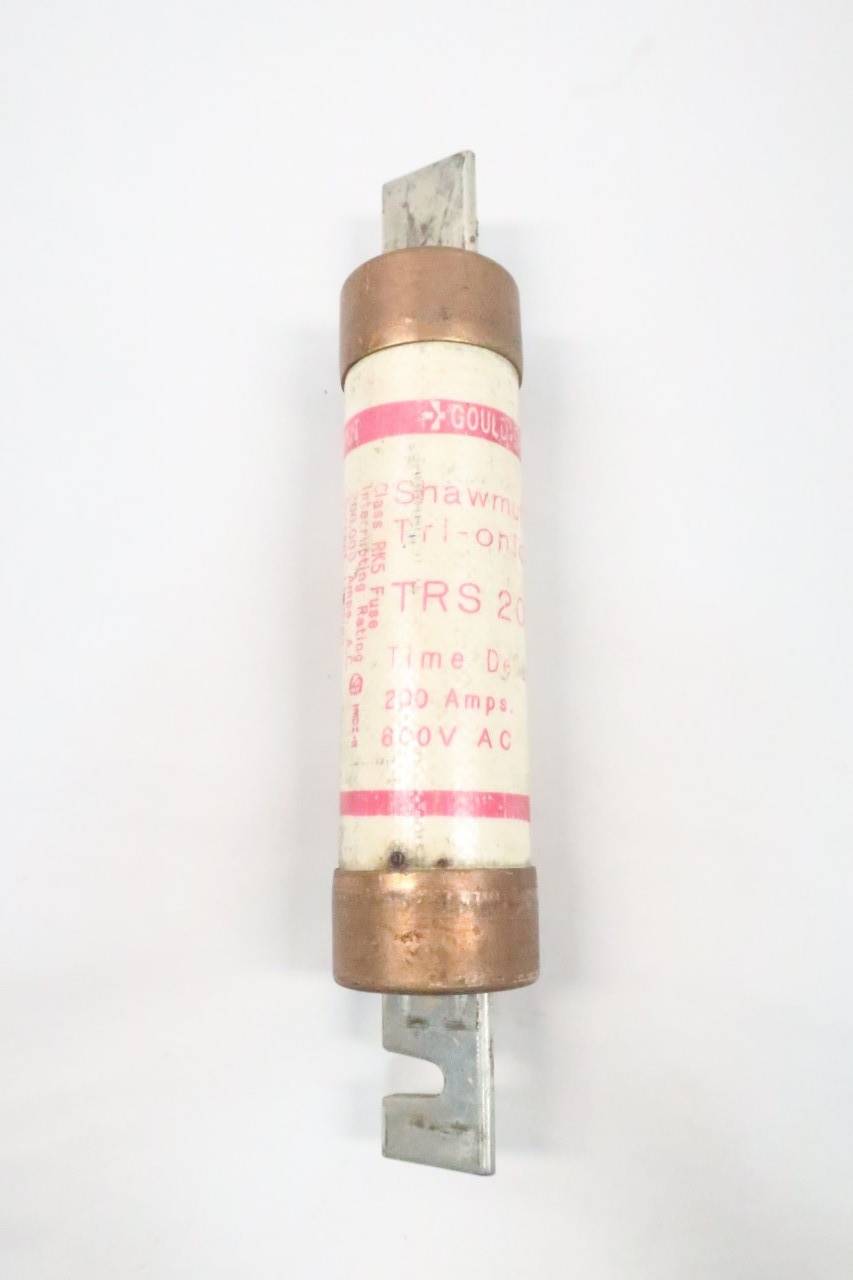 Gould Shawmut TRS200R Tri-onic Blade Fuse Rk5 200a Amp 600v-ac