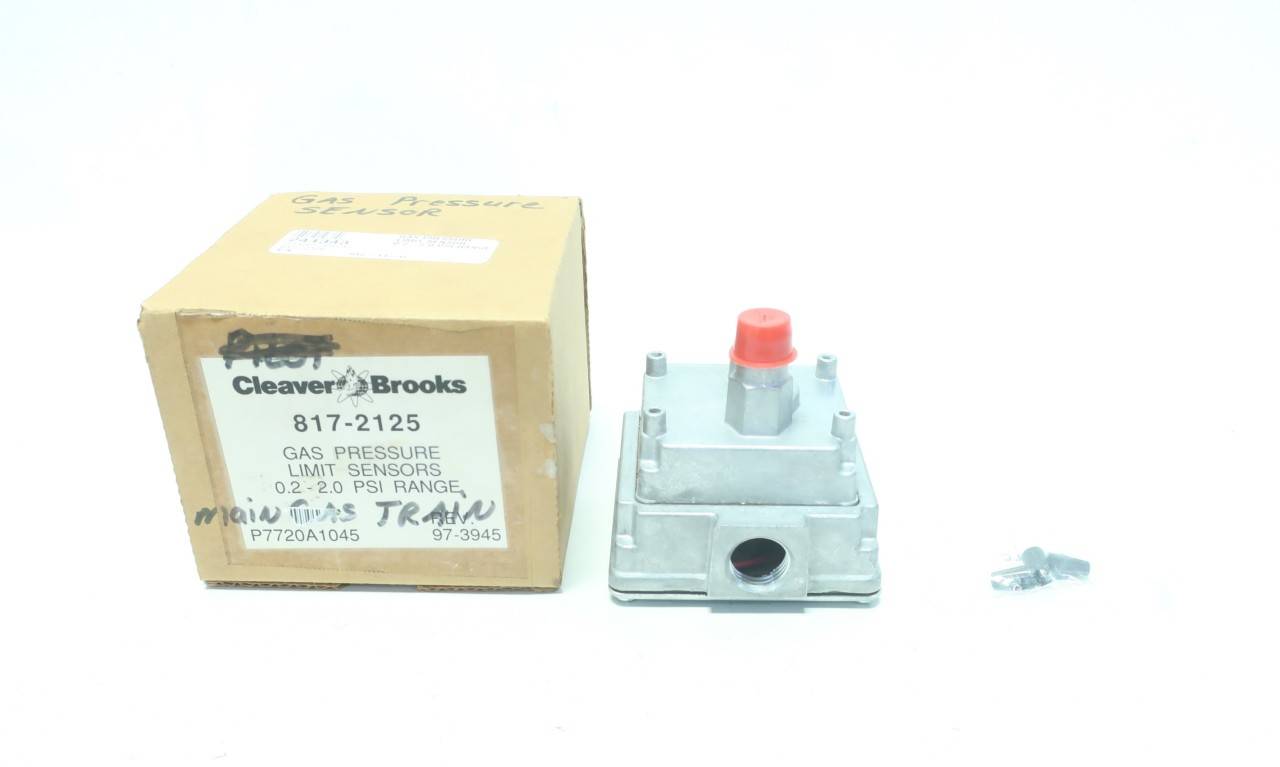 Cleaver Brooks 817-2125 0.2-2psi Gas Pressure Limit Sensor
