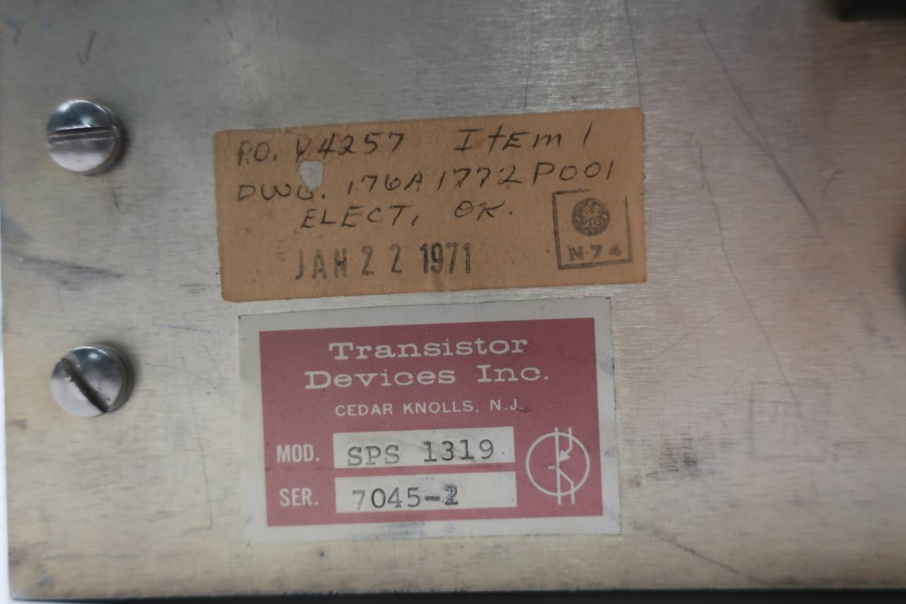 Transistor Devices SPS-1319 Power Supply Module