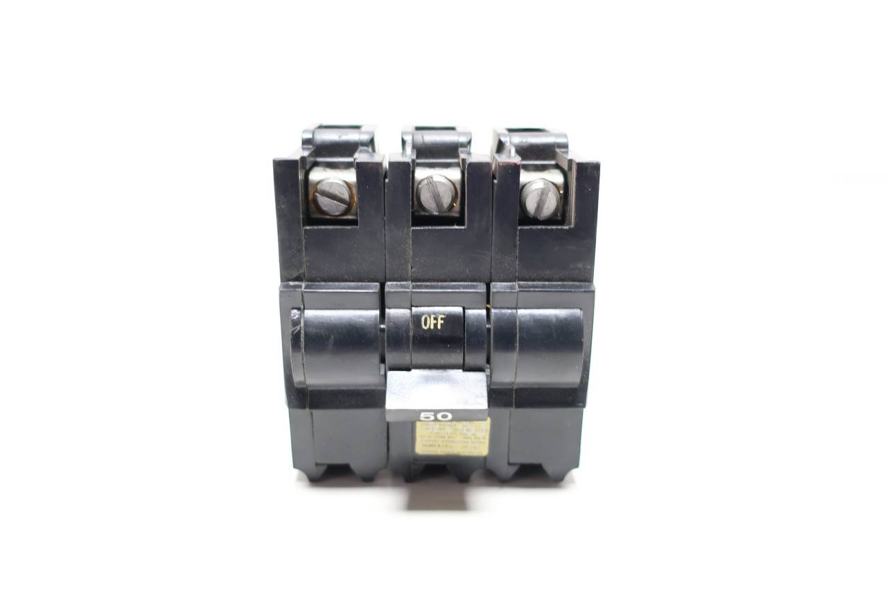 Federal Pacific NB350 Molded Case Circuit Breaker 3p 50a Amp 240v-ac