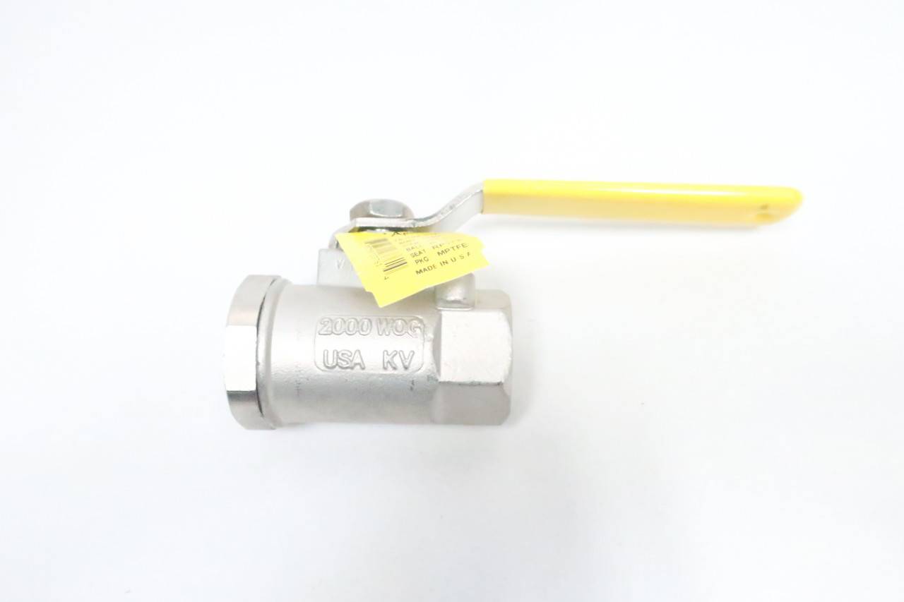 Apollo 76-104-01A Manual Stainless Ball Valve 3/4in Npt