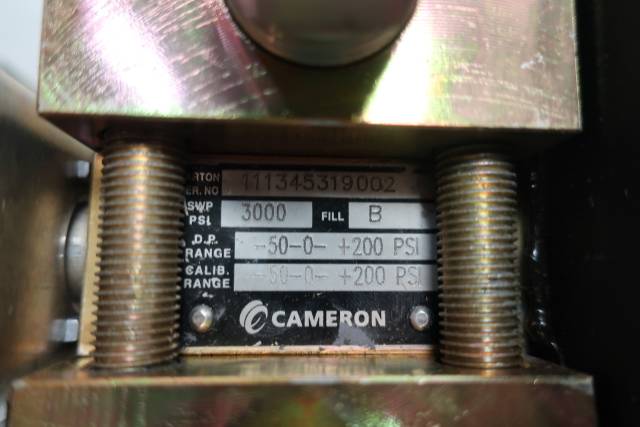 CAMERON 288A 288C 289A BARTON DIFFERENTIAL PRESSURE SWITCH GAUGE D620926