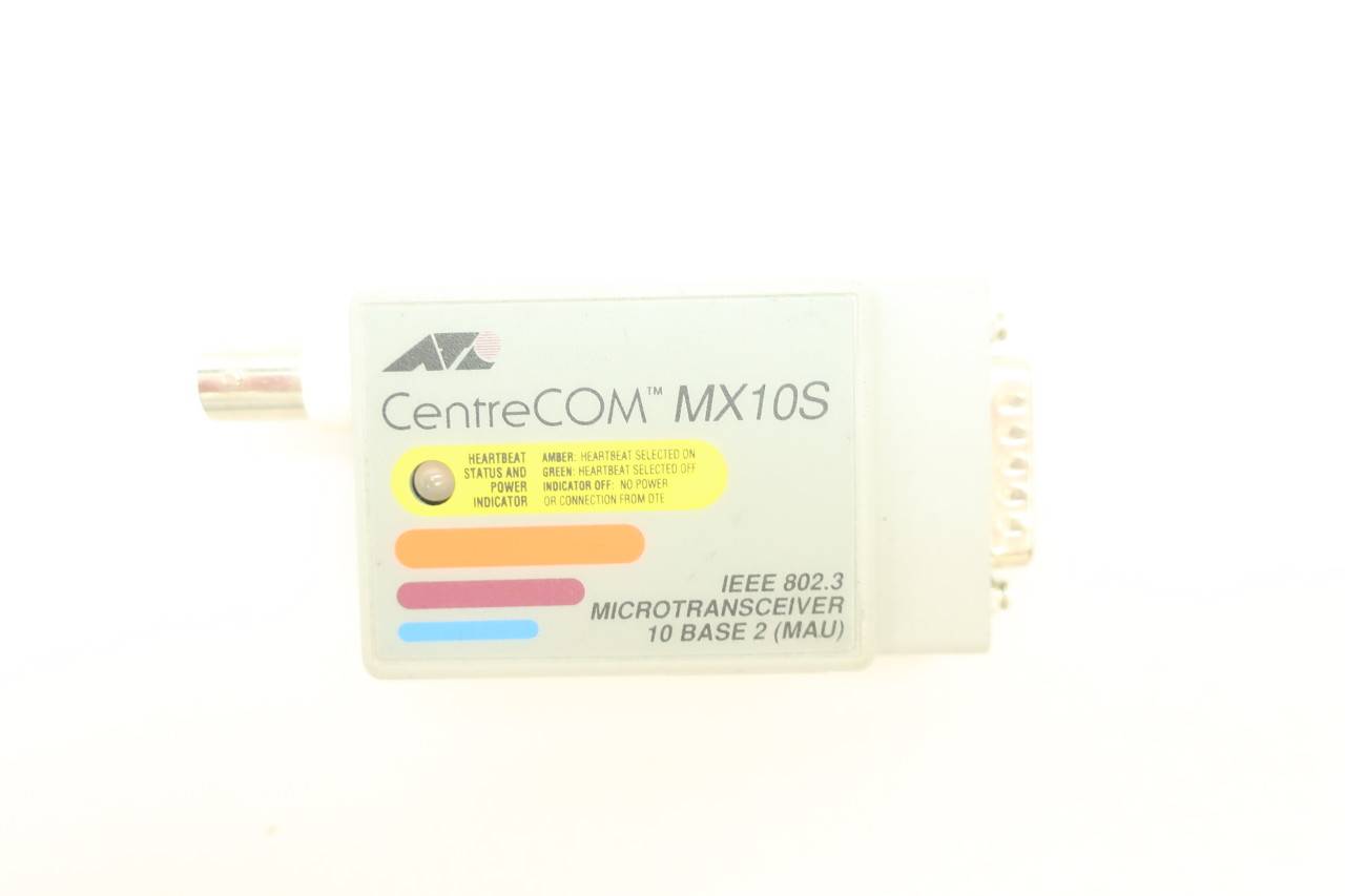 Allied Telesyn AT-MX10S Micro Transceiver 12v-dc