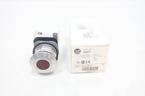 Allen Bradley 800HC-NX5 2-position Red Push/pull Button Ser A 24v-dc