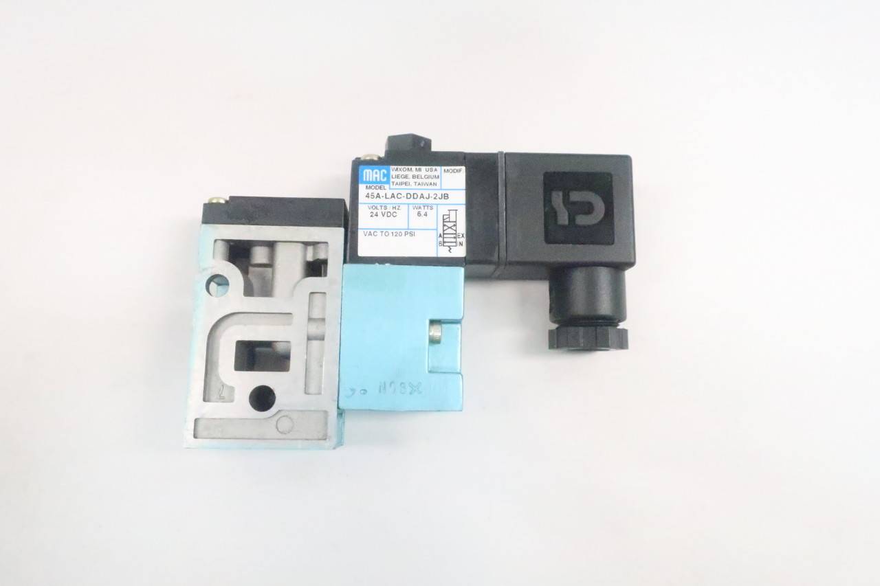 Mac 45A-LAC-DDAJ-2JB Pneumatic Solenoid Valve 24v-dc 120psi
