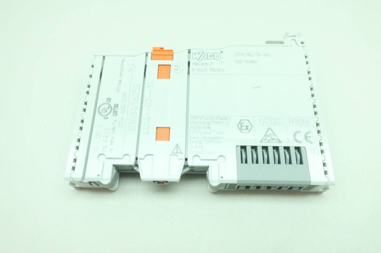 Wago 750-600 End I/o Module Terminator