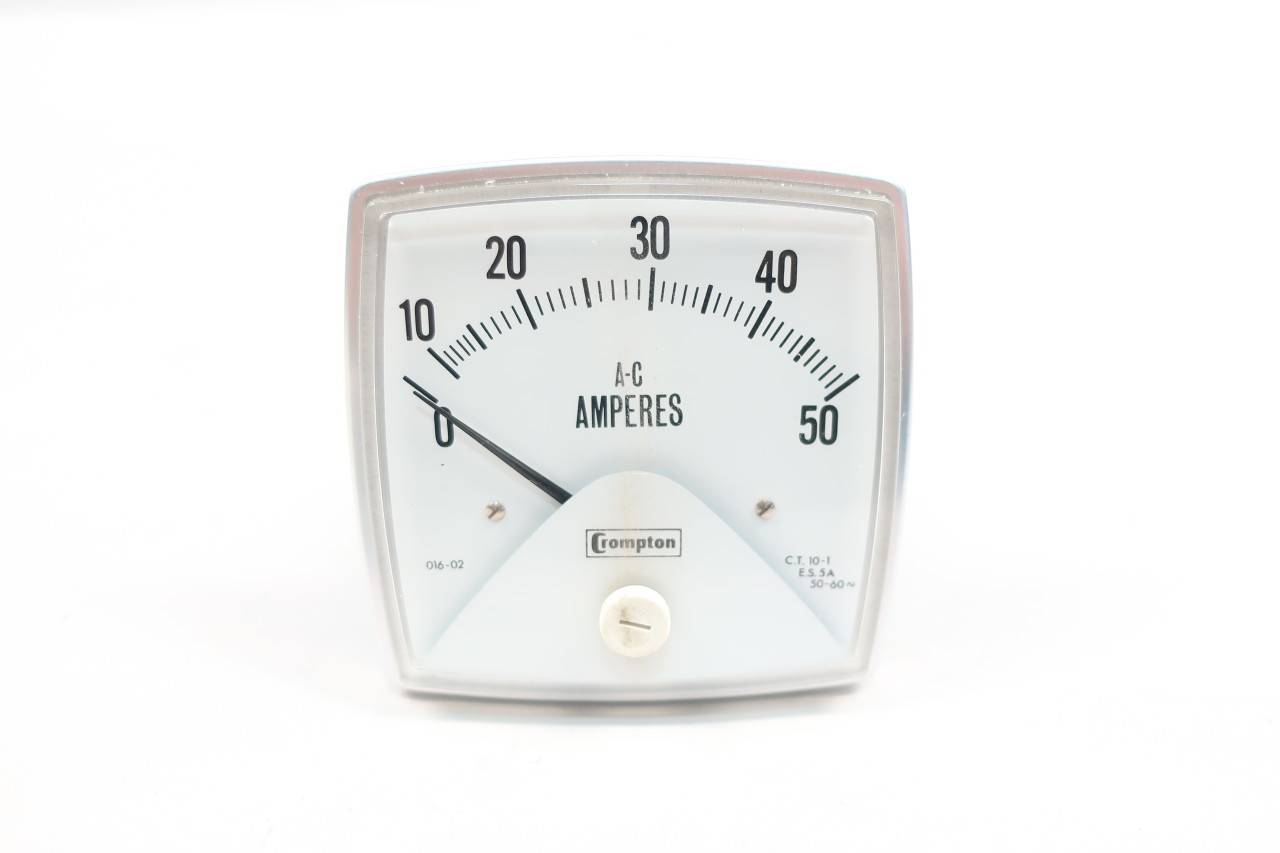 Crompton 016-02AA-LSNT-AI Ammeter 0-50ac Amp