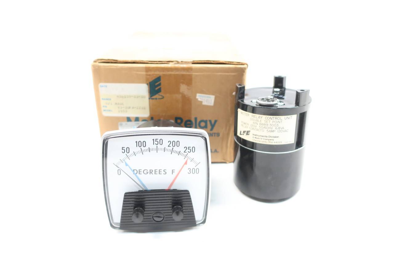 Lfe V330-FAZZ-01 1953 8889-3003 Meter Relay W/control Unit 0-300f