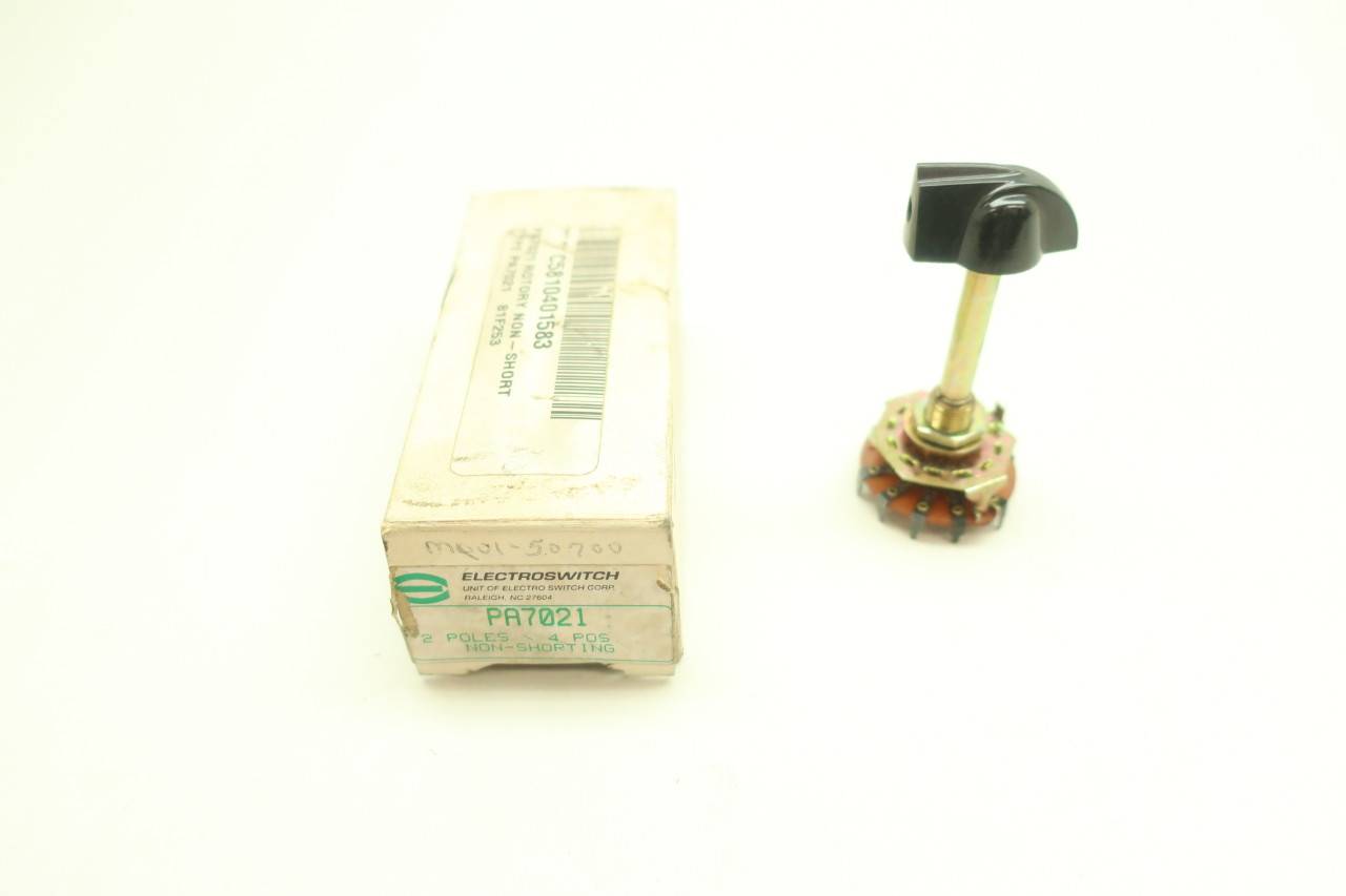 Electroswitch PA7021 2p 4pos Rotary Switch