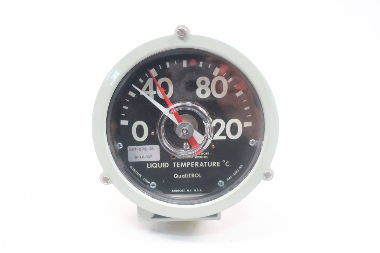 Qualitrol DAL-082-22 Liquid Temperature Thermometer 0-120c