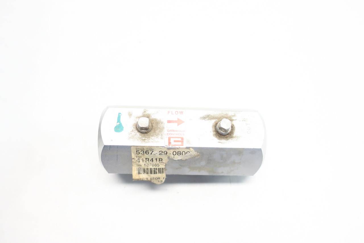 Griswold 4908K Flow Control Valve 1-1/2in Npt