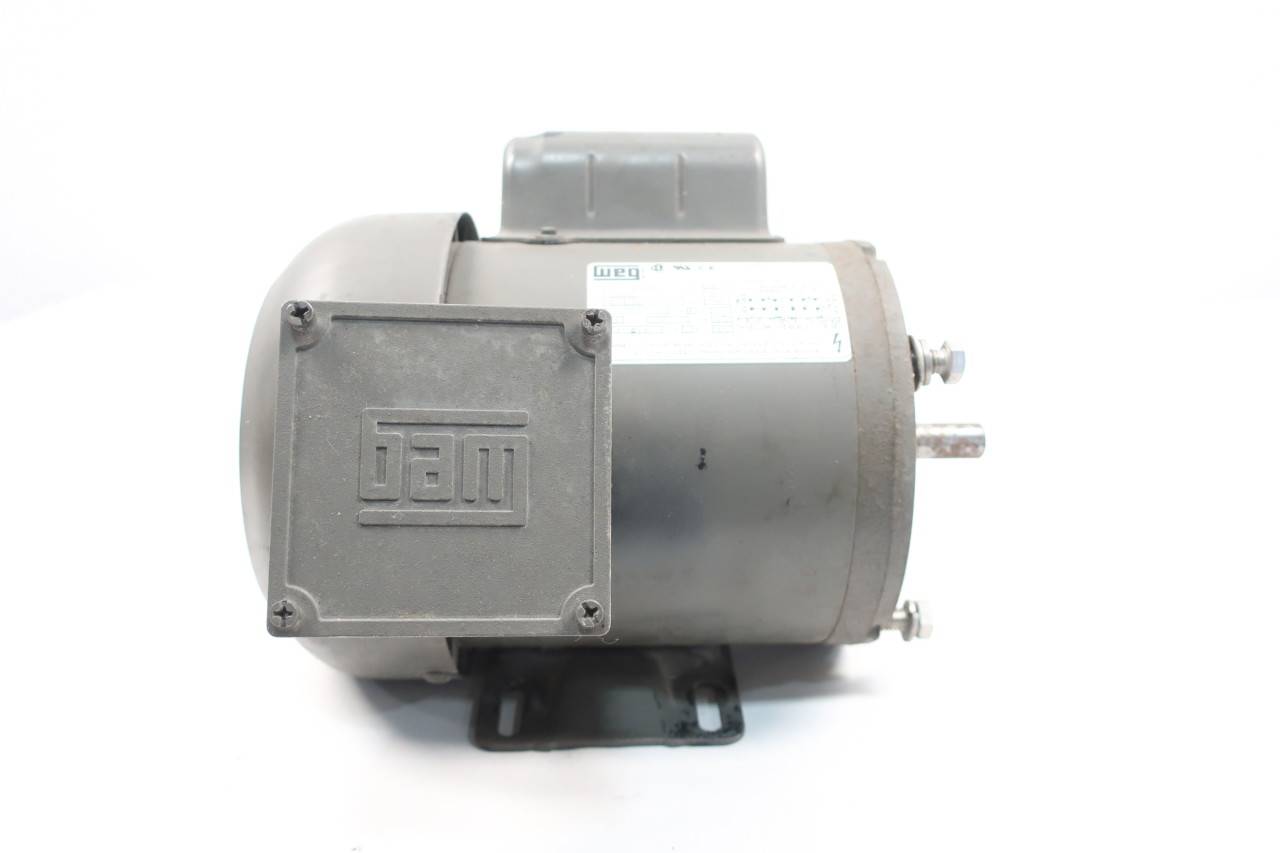 Weg 5036ES1BB56C Ac Motor B56c 1ph 1/2hp 3480rpm 115/208-230v-ac