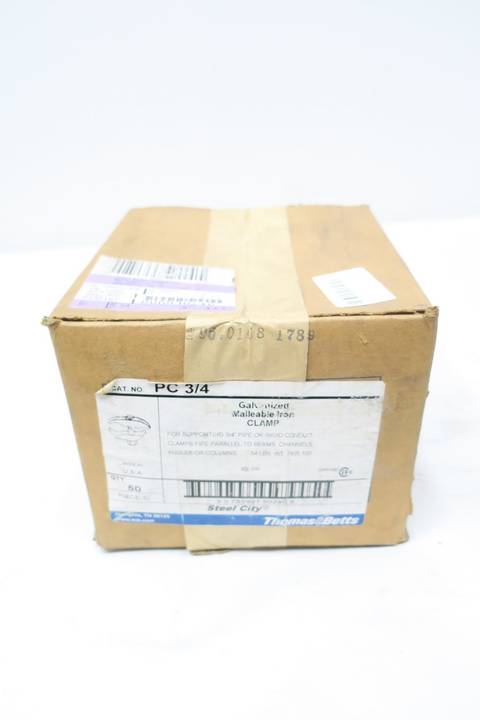 Box Of 50 Unistrut P1119 EG Rigid Conduit Pipe 3in Clamp