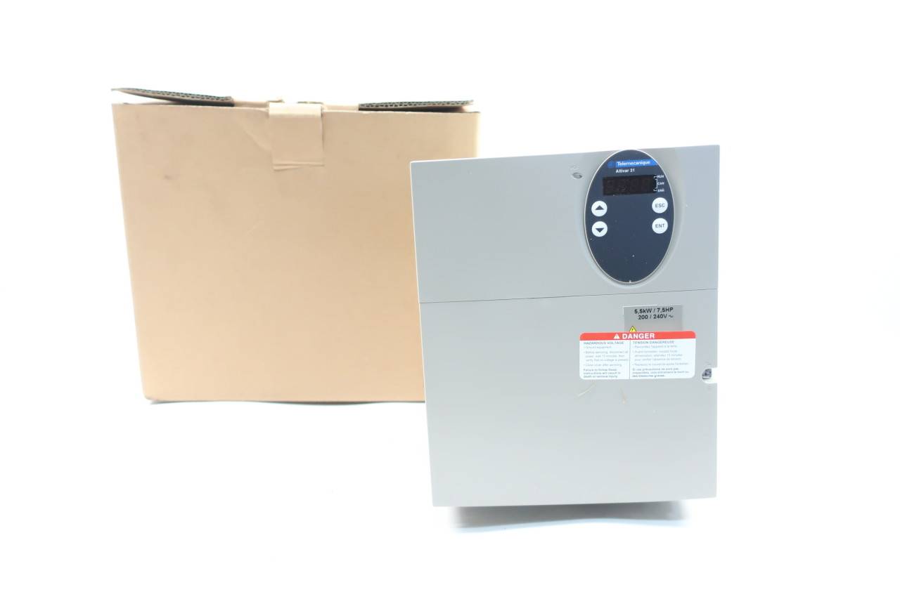 Telemecanique ATV31HU55M3X Altivar 31 Ac Vfd Drive 200/240v-ac 0.5 ...