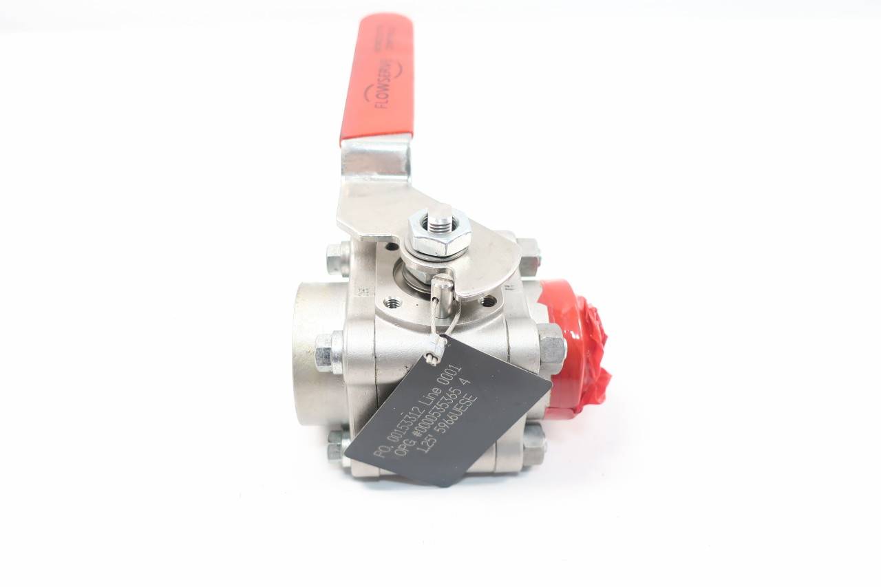 Flowserve 11/4 5966UESECM6129-R21 Manual Stainless Ball Valve 1-1/4in Npt