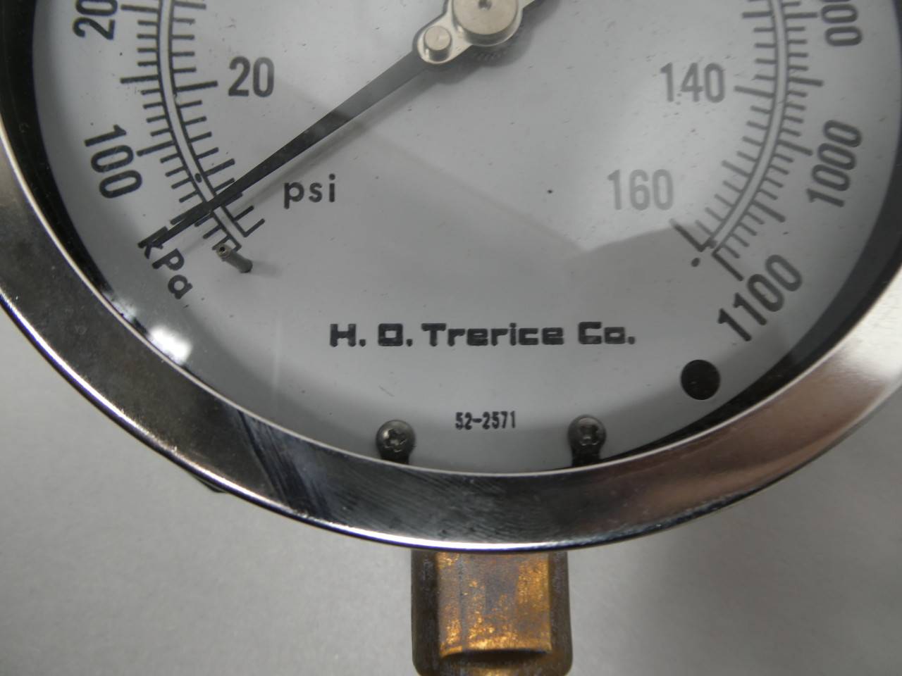 TRERICE 0-100 PSI PRESSURE GAUGE 316SS MODEL NO 450 SS, 46% OFF