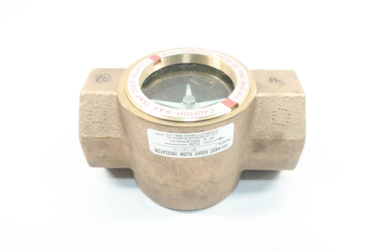 We Anderson SFI-100-1-1/2 Flow Indicator 1-1/2in