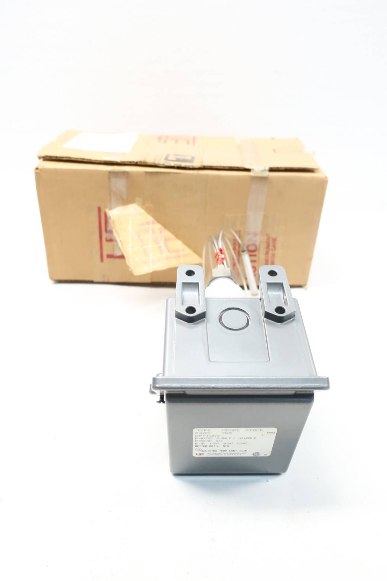 Ue United Electric F400-7BS Temperature Controller 0-400f 480v-ac