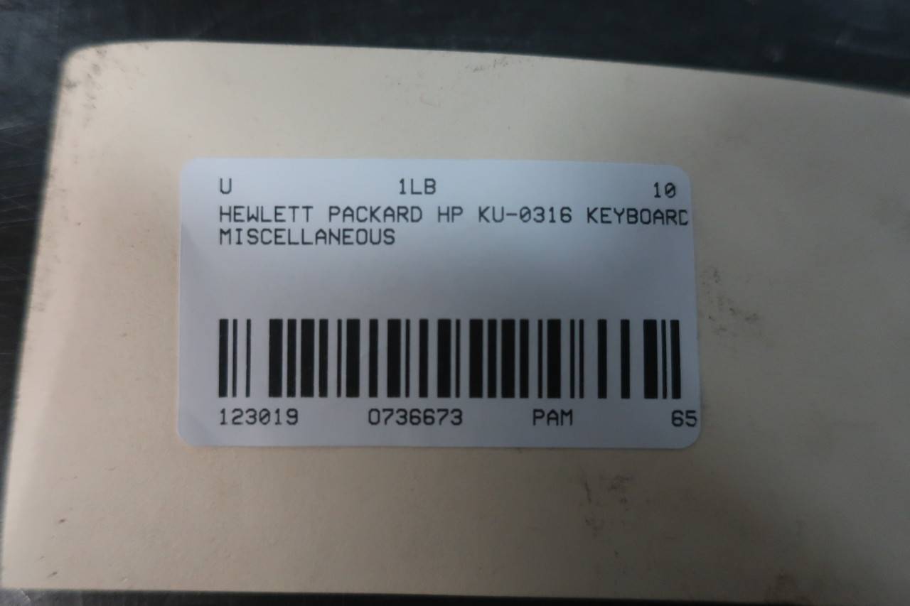 Ku 0316 HP SK 2025/KU 0316 USB KEYBOARD – Variety Computers