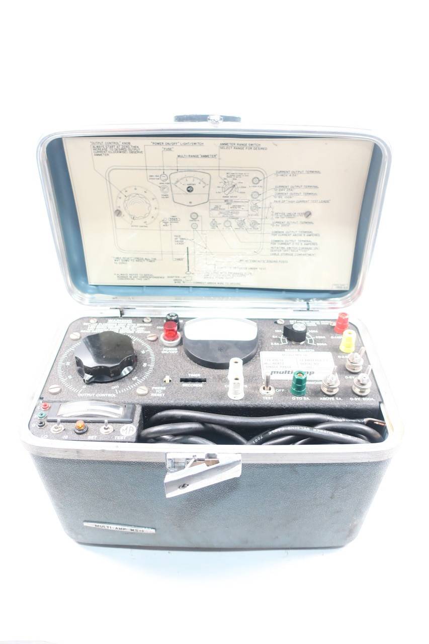 Multi-amp MS-IA Circuit Breaker Test Set 120v-ac 1ph 10a