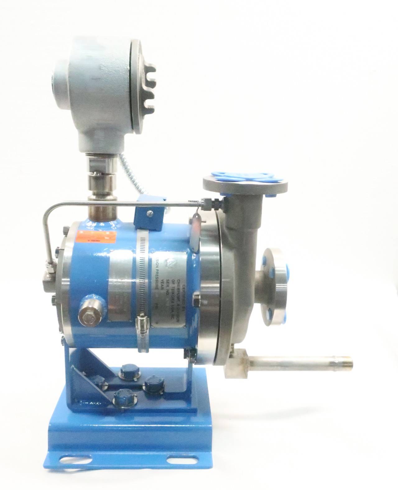 Chempump GA-1K-1S Centrifugal Pump 3/4in X 1in 1.2hp 575v-ac