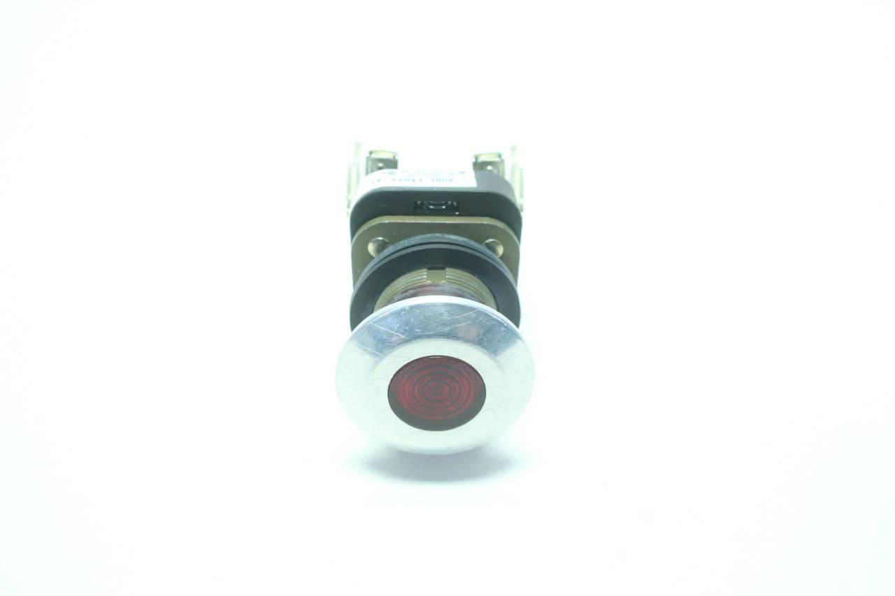 Allen Bradley 800-FXQ24 Red Illuminated 24v-ac/dc Push-pull Button