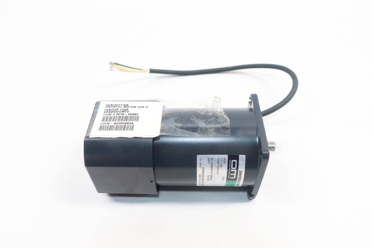 Oriental Motor 5RK90GU-CMF2 Ac Magnetic Brake Motor 90w 1500rpm 200v-ac