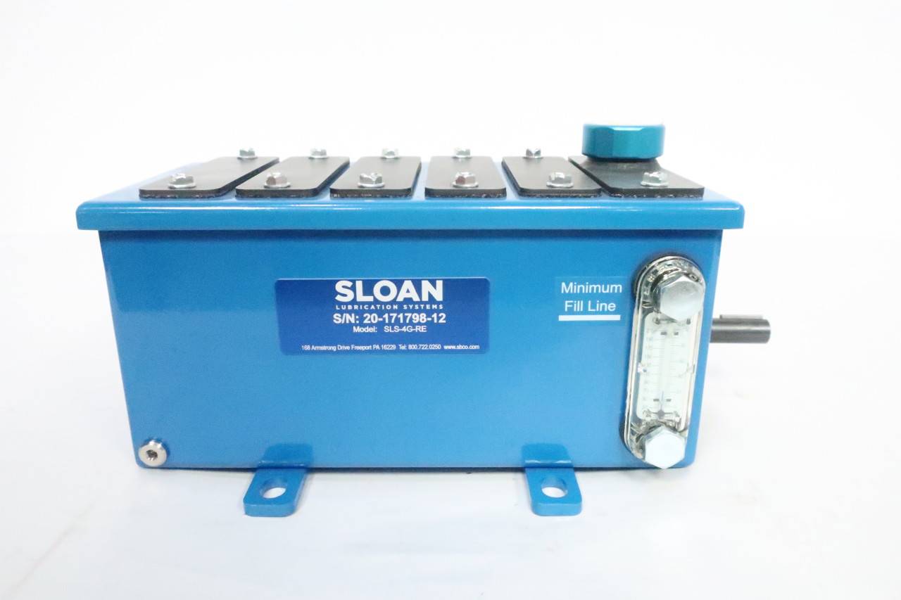 Sloan SLS 4G RE 4 Station 2 Feed 4pint Right end Drive Lubricator sloan-sls-4g-re-4-station-2-feed-4pint-right-end-drive-lubricator