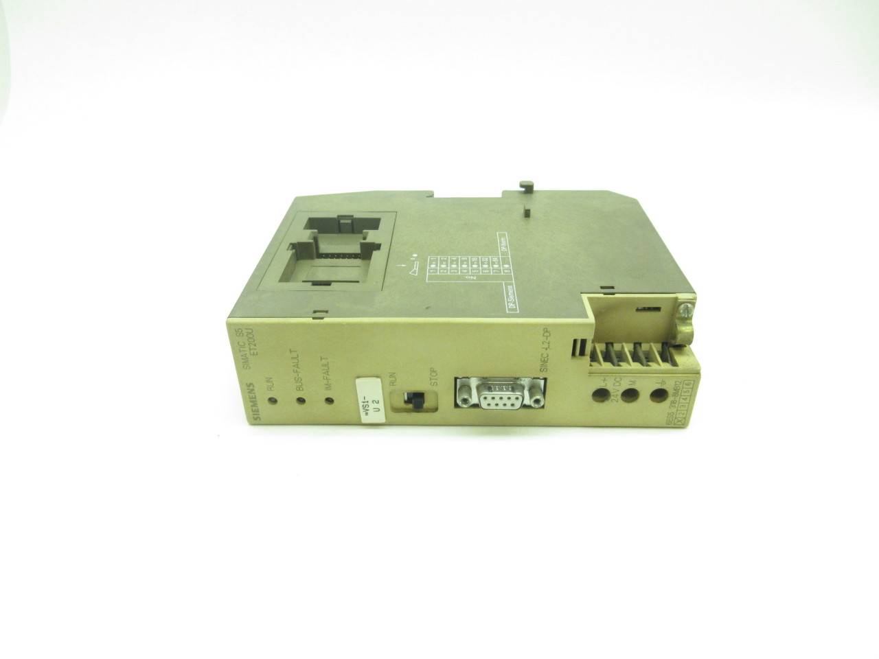 Siemens ET200U 6ES5 318-8MB12 Simatic S5 Interface Slave Module 24v-dc