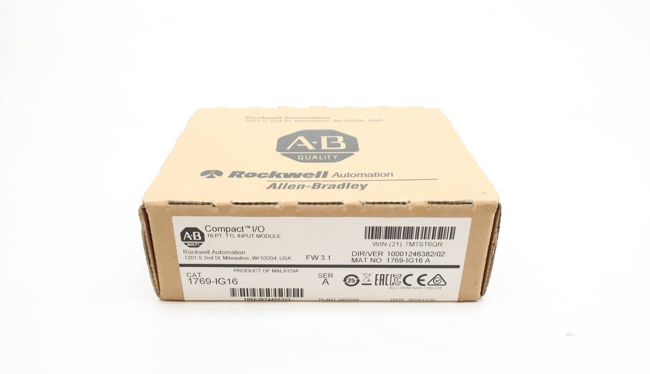 Allen Bradley 1769-IG16 Compact I/o 16pt Ttl Ser A Input Module