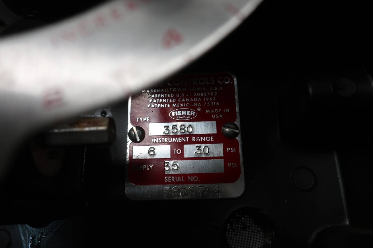 Fisher 3580 Pneumatic Valve Positioner 6-30psi