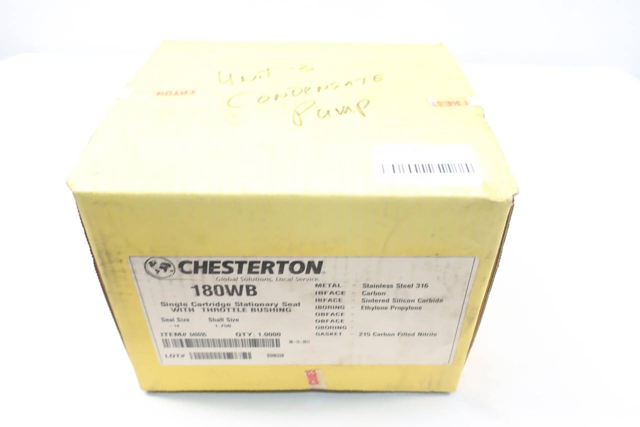 Chesterton 640095 Single Cartridge Stationary Seal 1.75in