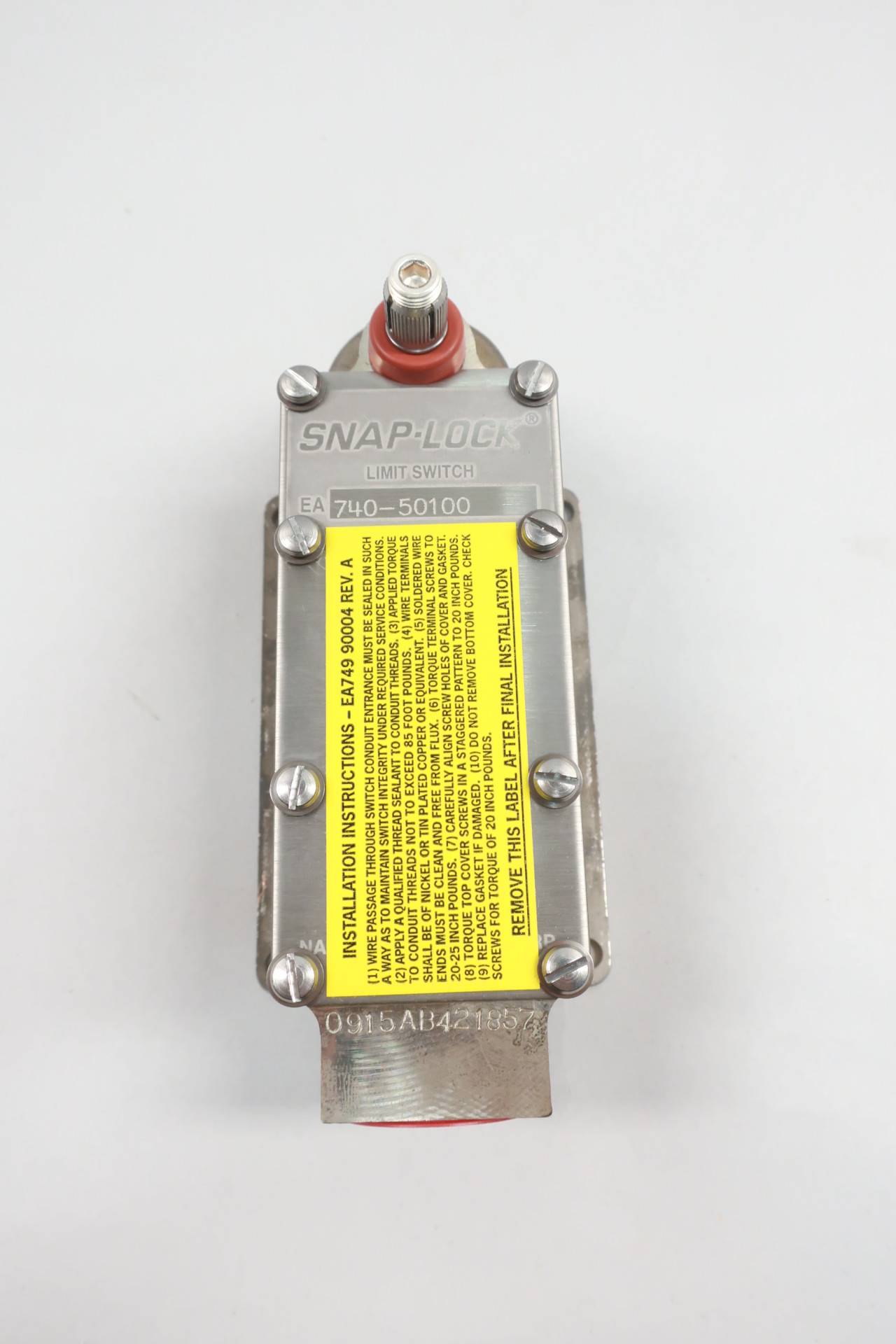 Namco EA740-50100 Snap-lock Limit Switch 125/250/480/600v-ac 125/250v-dc