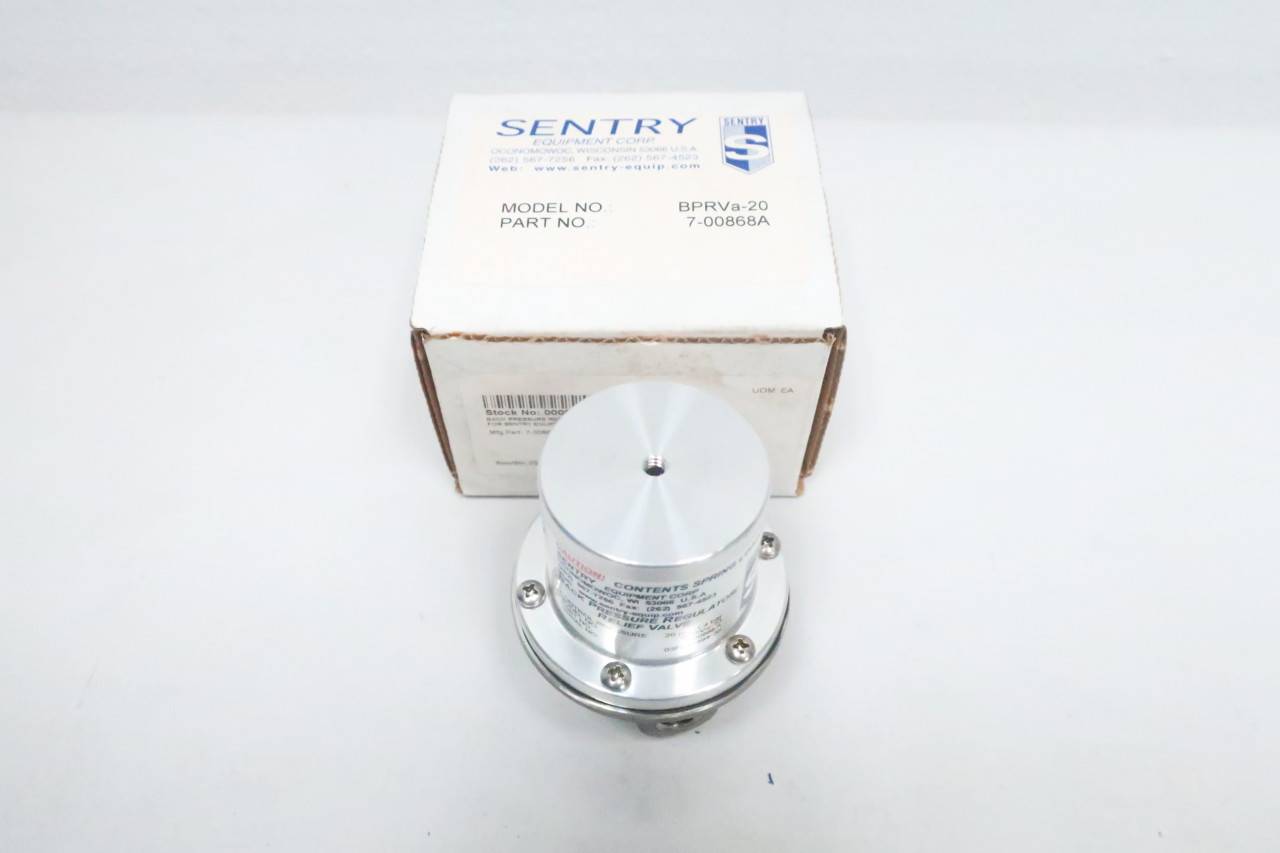 Sentry Equipment BPRVA-20 Back Pressure Regulator/relief Valve