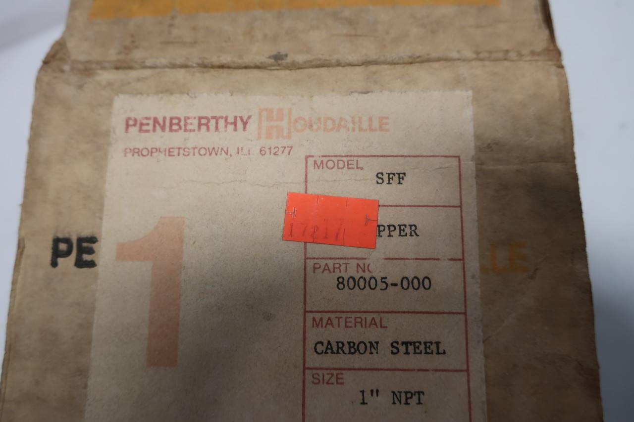 Penberthy SFF-1 80005-000 Steel Sight Flow Indicator 1in Npt
