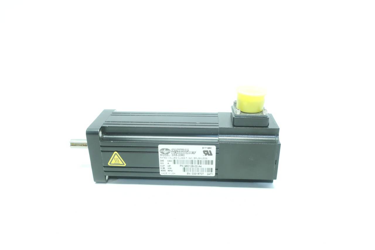 Control Techniques DXE-208C 3ph 0.47hp 5000rpm 3/8in 240v-ac Servo Motor