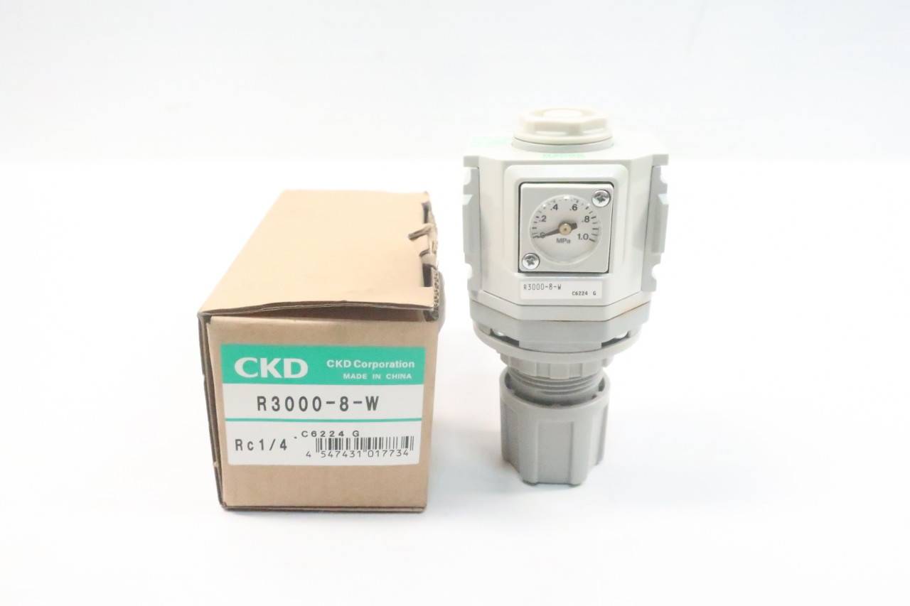 Ckd R3000-8-W Pneumatic Regulator 0-1mpa 1/4in Npt