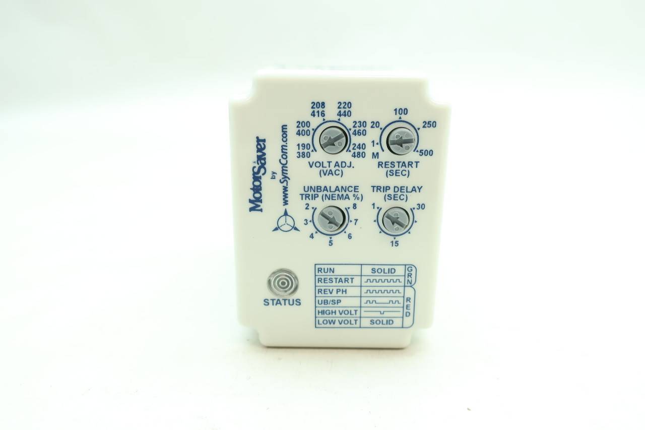 Symcom 201A-AU Motorsaver Voltage Monitor Relay 190-480v-ac, 40% OFF