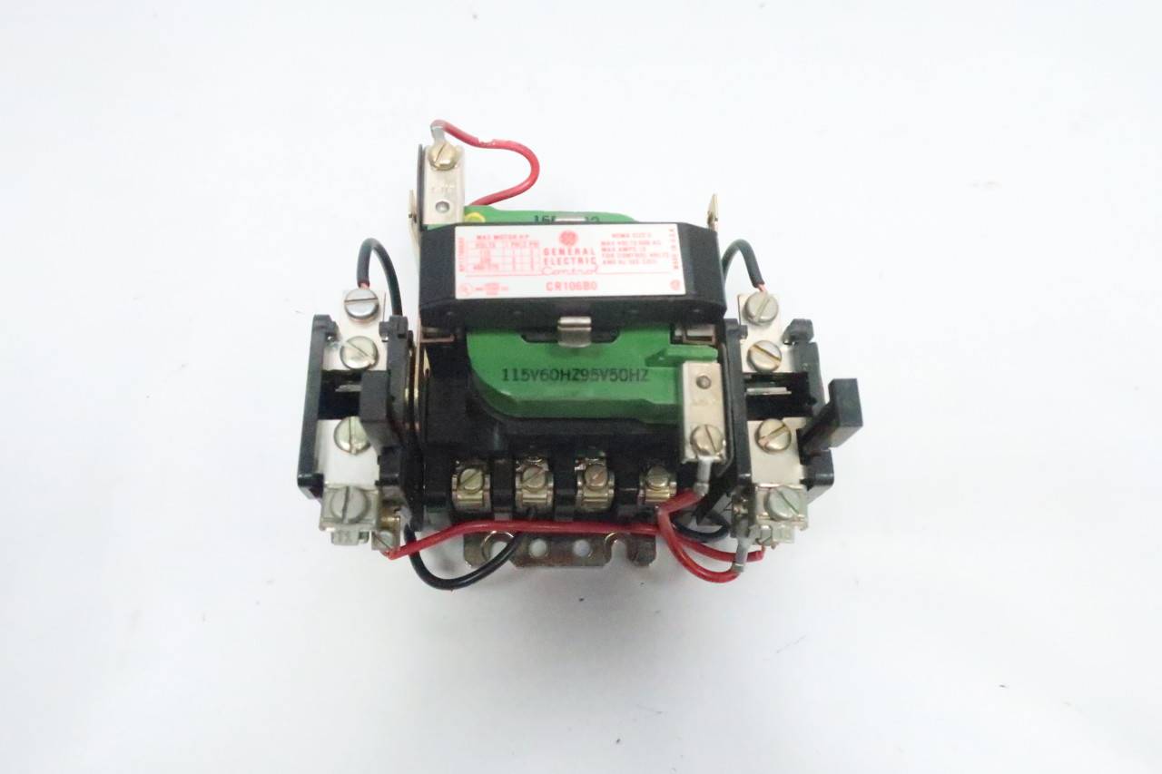General Electric Ge CR106B002 Size 0 Magnetic Starter 115v-ac 5hp