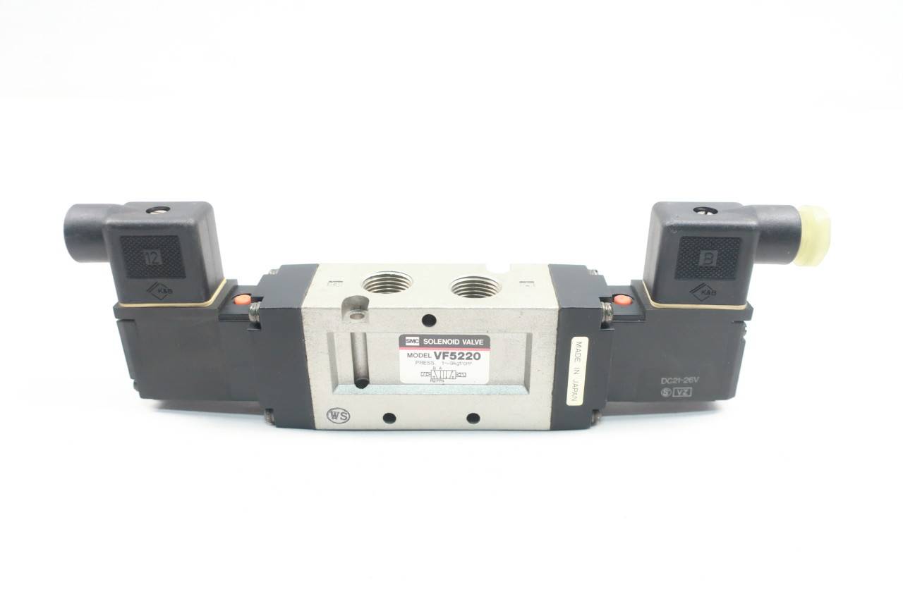 Smc VF5220 Pneumatic Solenoid Valve 21-26v-dc