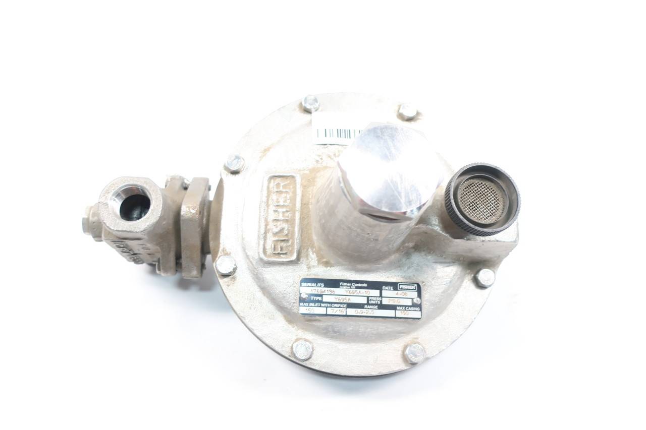 Fisher Y695A Pressure Regulator Valve 0.9-2.5psi 3/4in Npt