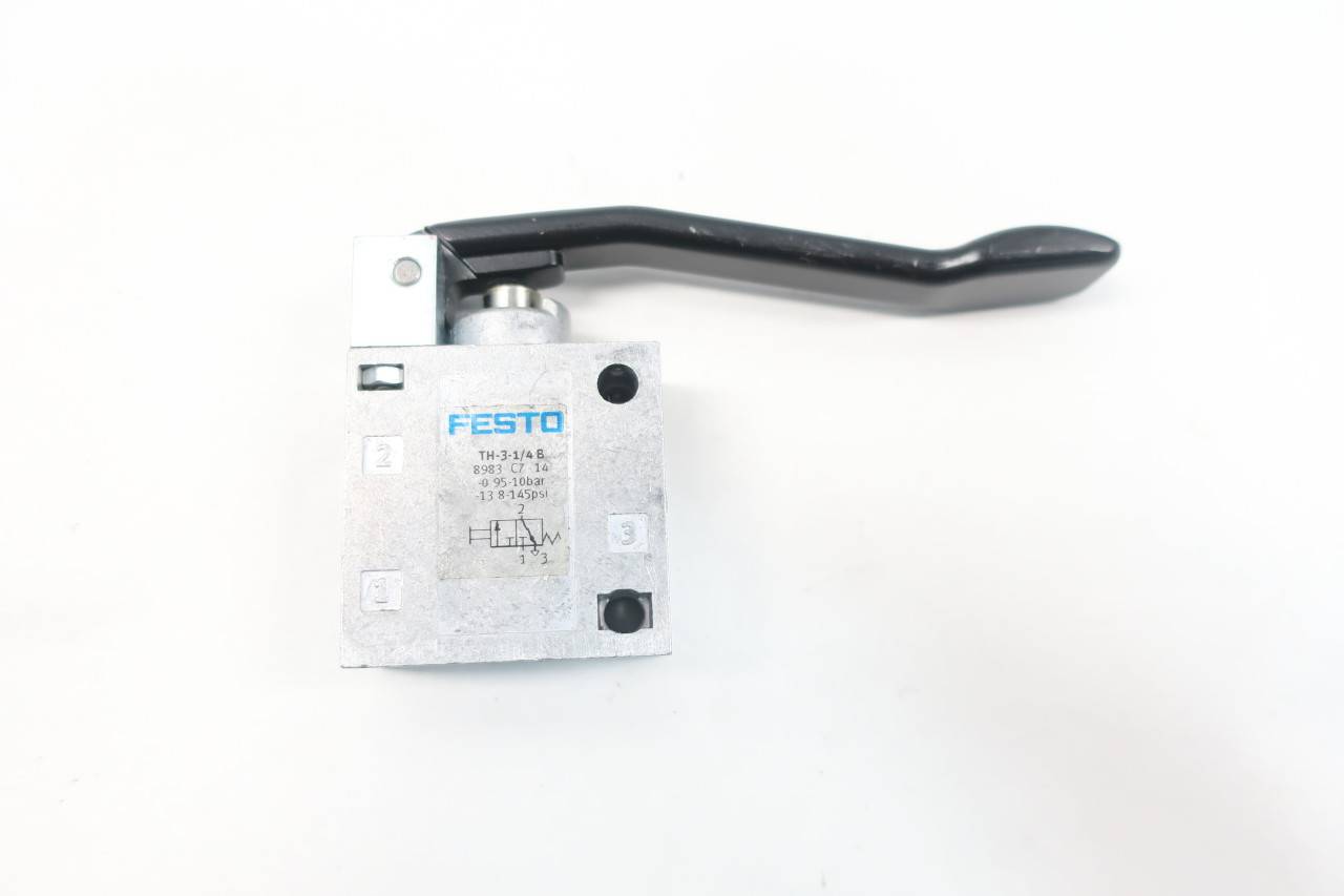 Festo TH-3-1/4B Limit Switch Pneumatic Valve 1/4in 145psi