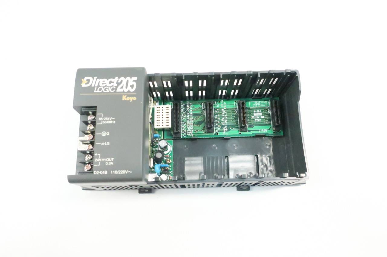 Automation Direct D2-04B Direct Logic 205 Koyo 4 Slot Chassis Rack