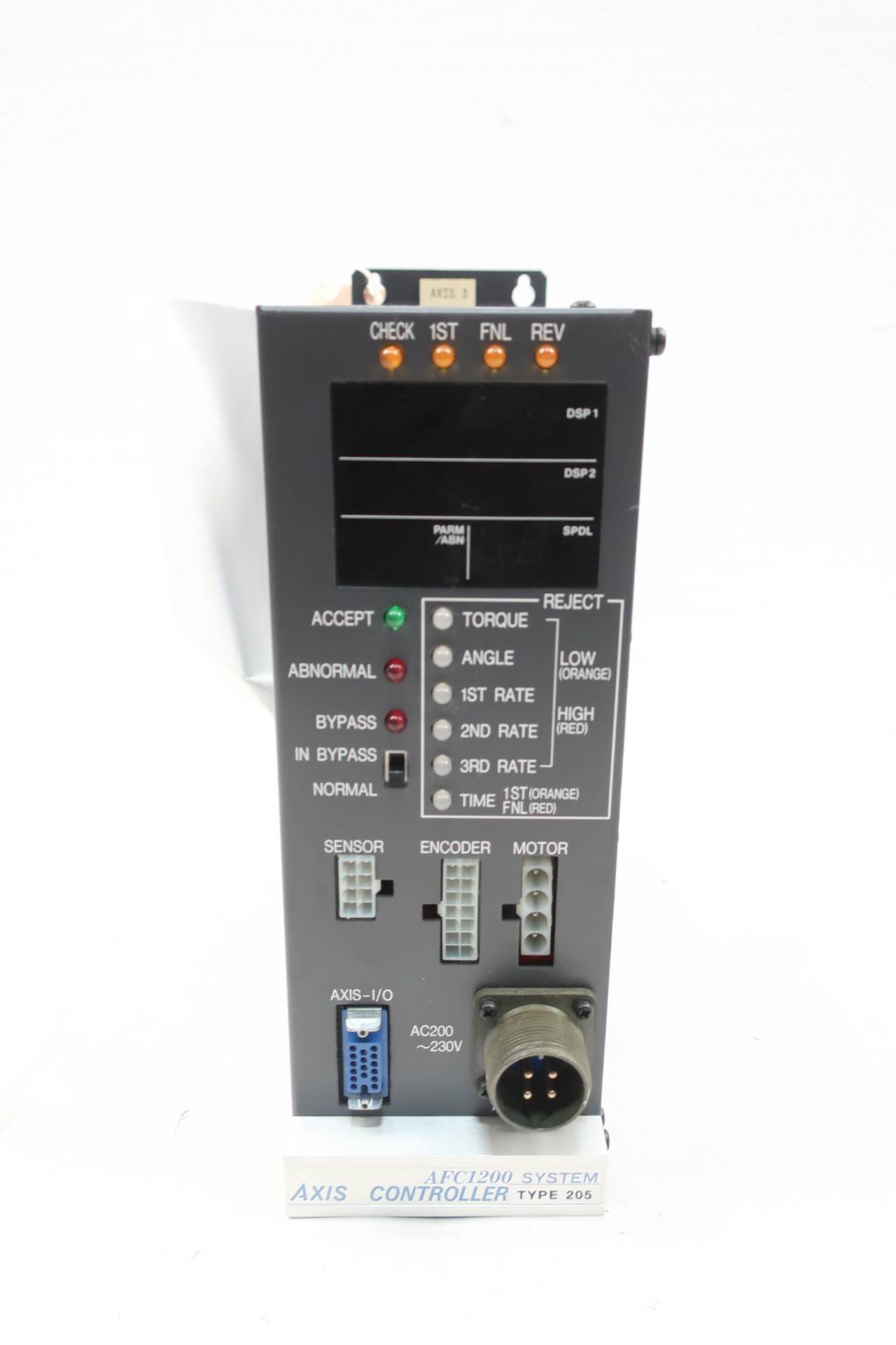 Fec AXIS205A Afc1200 System Axis Nutrunner Controller