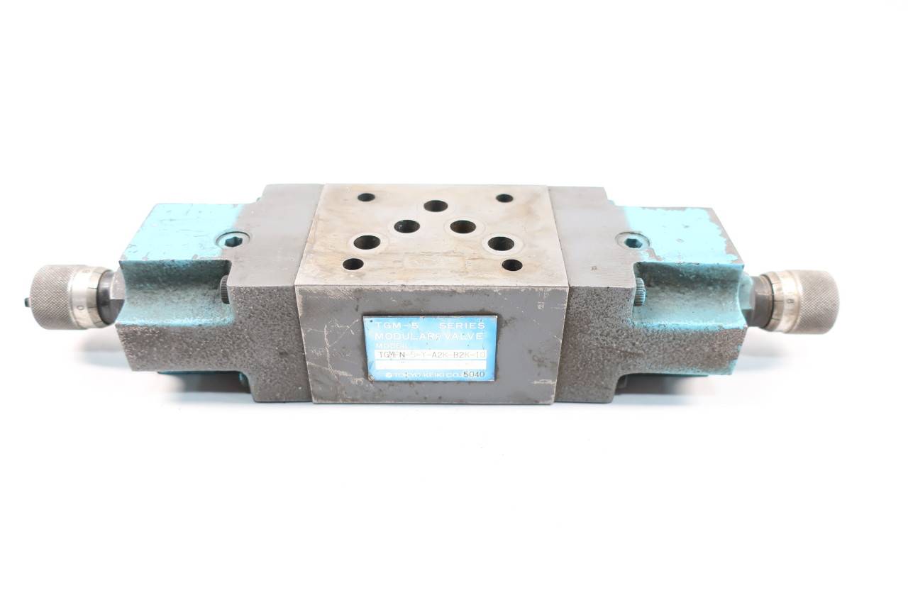 Tokyo Keiki Tgm-5 TGMFN-5-Y-A2K-B2K-10 Hydraulic Modular Stack Valve
